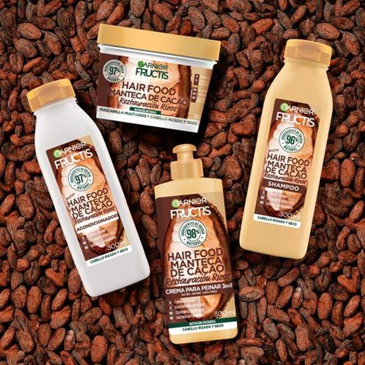 Mascarilla Hairfood Manteca de Cacao | Garnier Uruguay