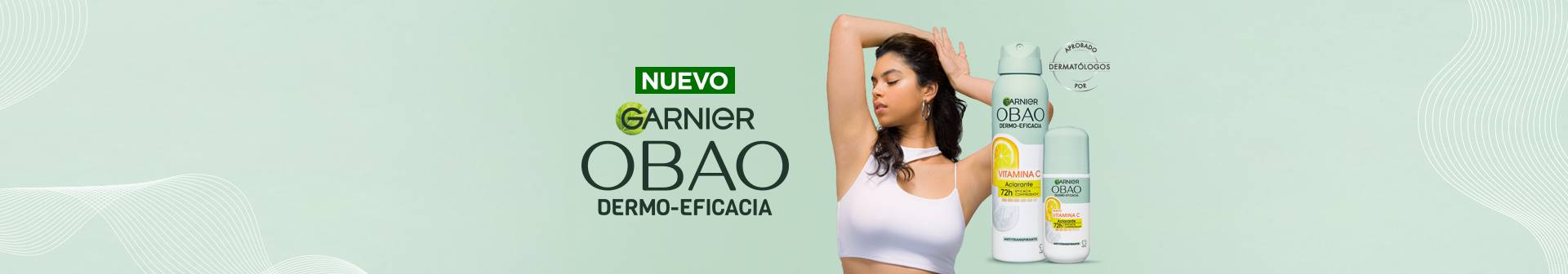 Descubrí los desodorantes Obao Dermoeficacia | Garnier Uruguay