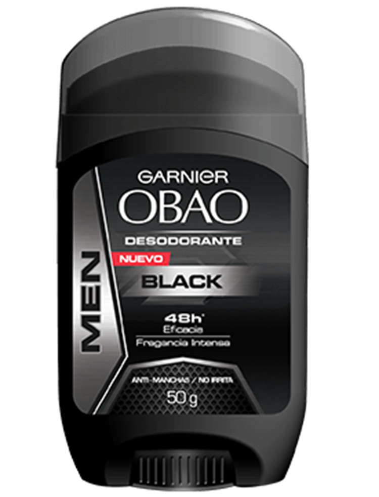 Desodorante en barra para hombre OBAO Black