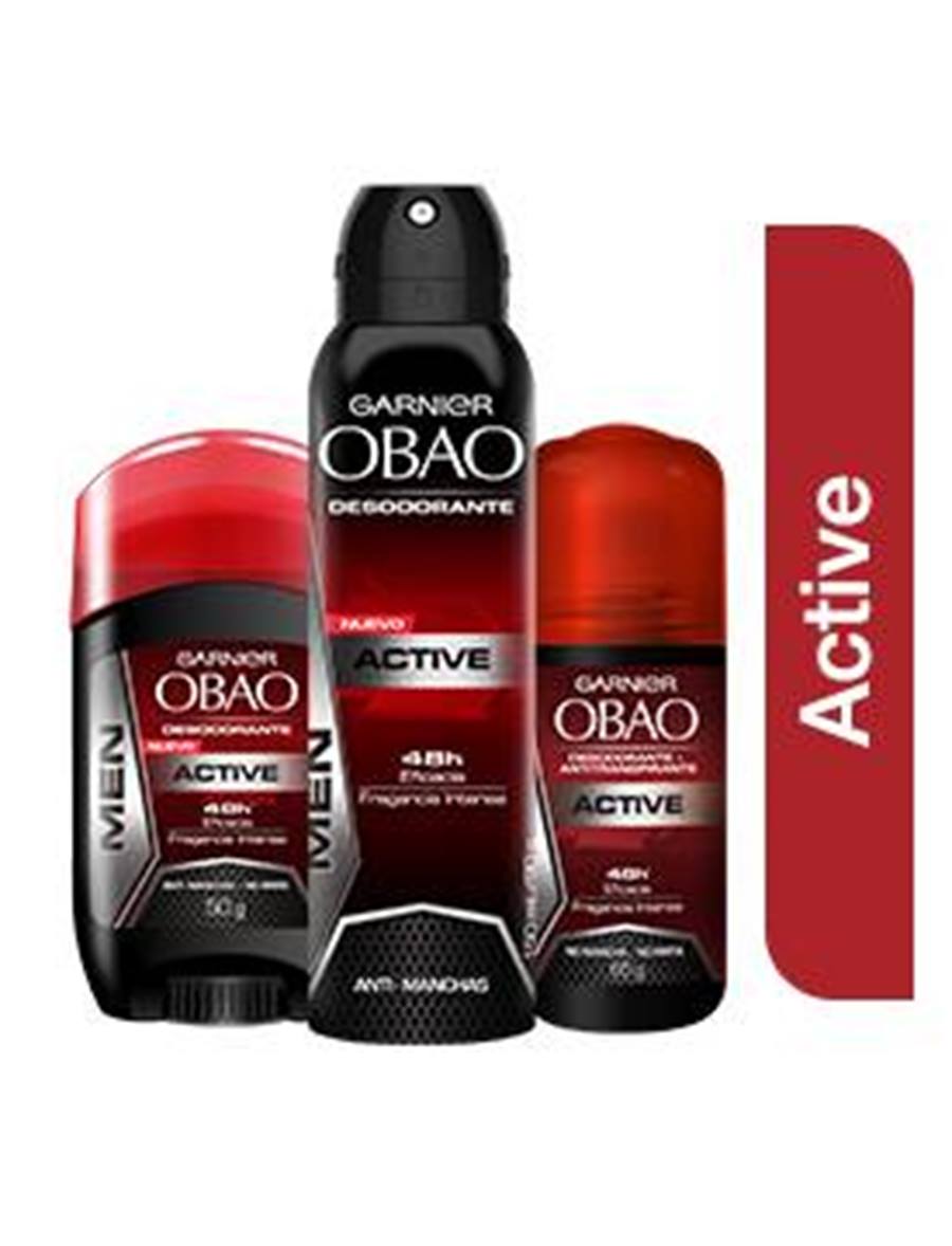 Desodorante para hombre OBAO Active Roll On | Garnier Uruguay