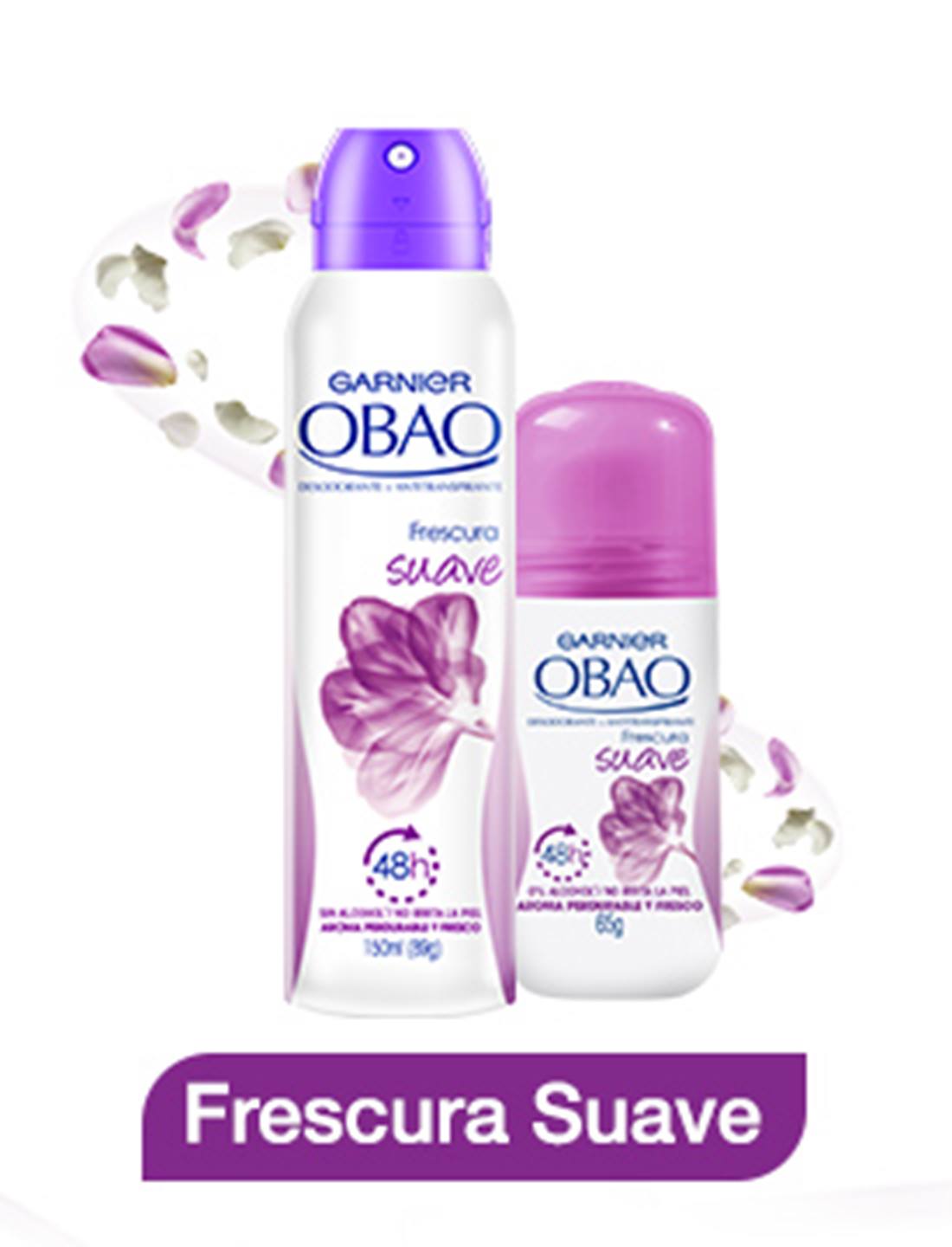 Desodorante en spray Obao Frescura Suave | Garnier Uruguay