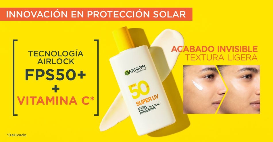 Protectores solares faciales Super UV | Garnier Uruguay